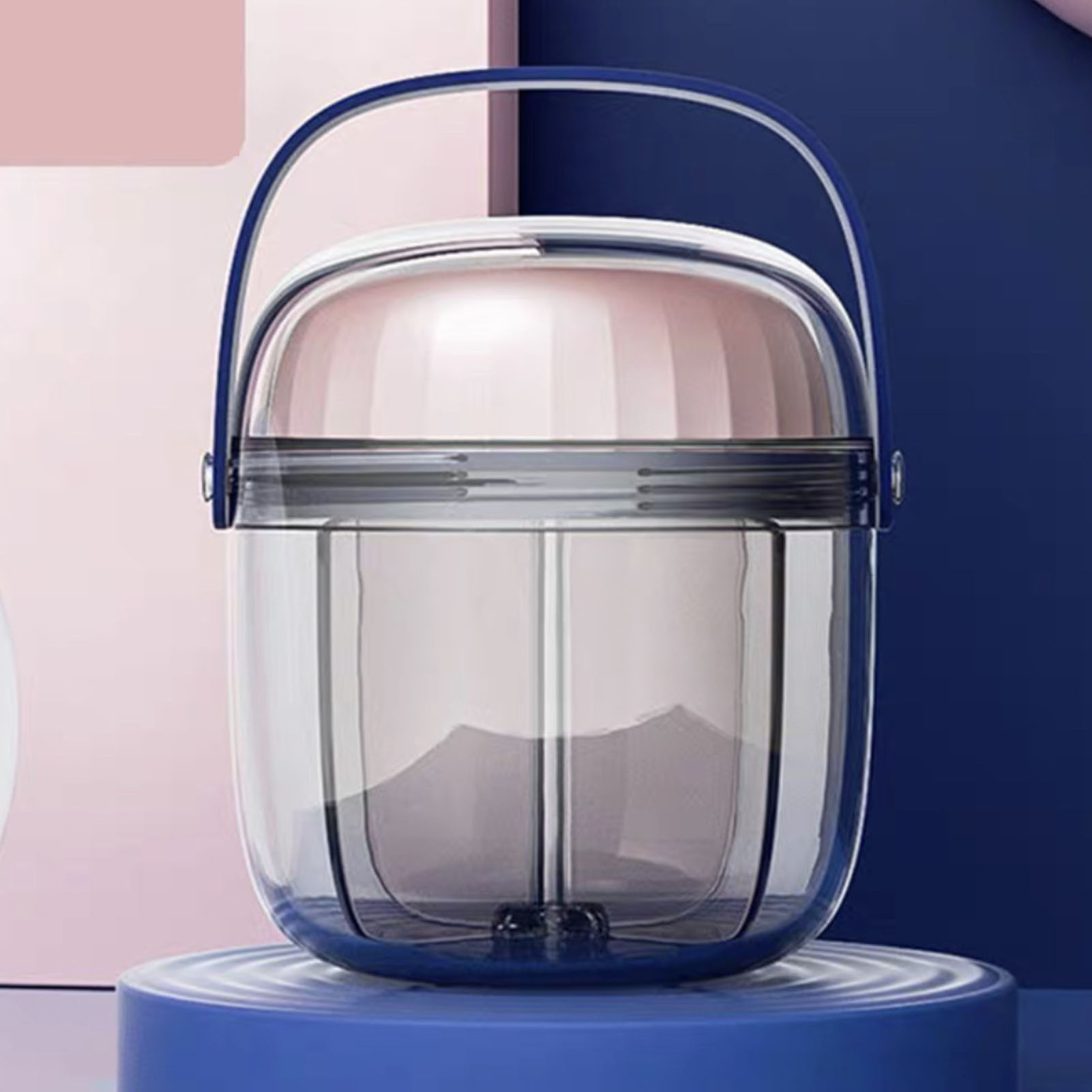 Portable Medicine Tablets Box Rotating Vitamins Dispenser for Long ...