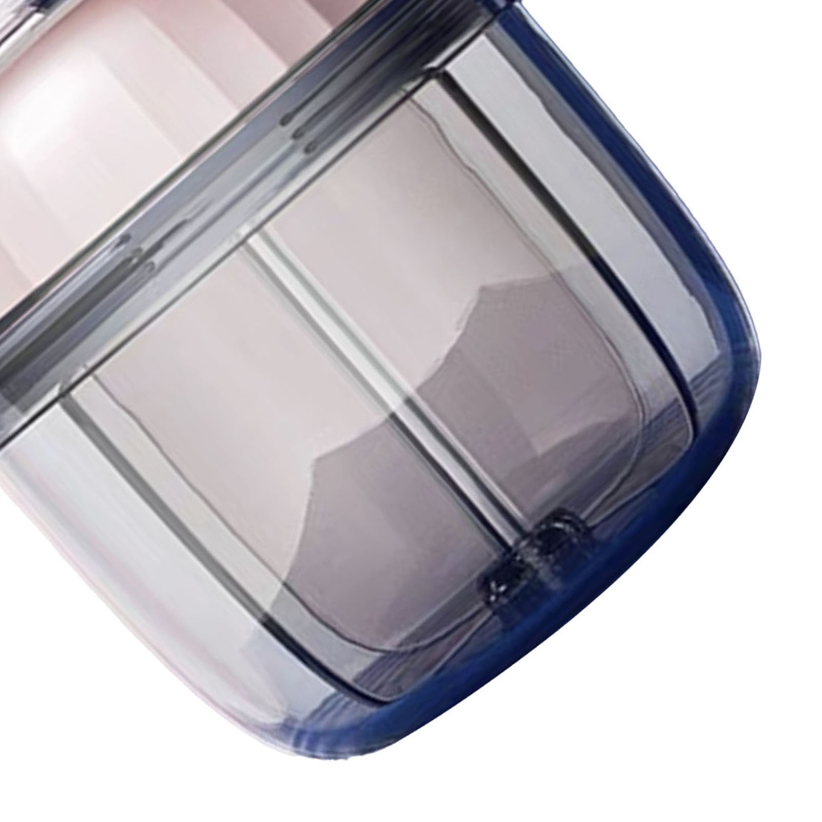 Portable Medicine Tablets Box Rotating Vitamins Dispenser for Long ...