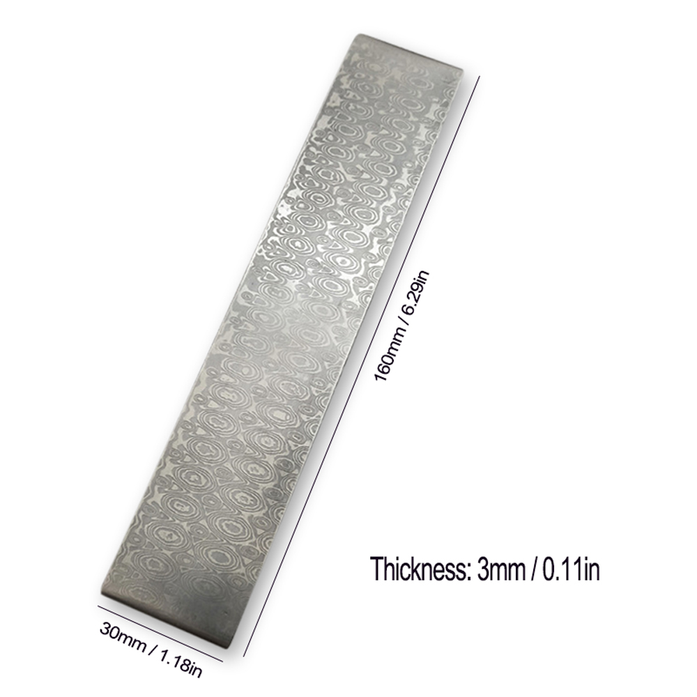 (ROSE PATTERN)DAMASCUS STEEL DIY Cutter Making Materials Pattern Steel ...