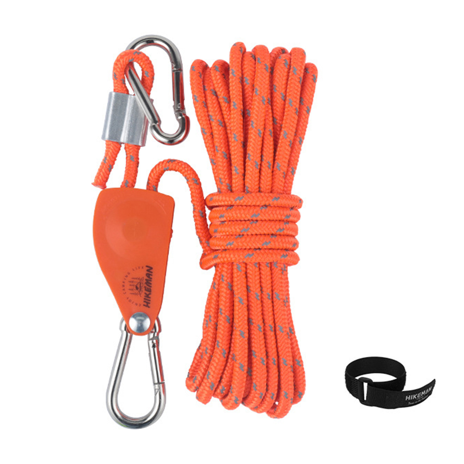 4meters/5meters Adjustable Tent Rope Clip Hanger Loose-Proof Reinforced ...