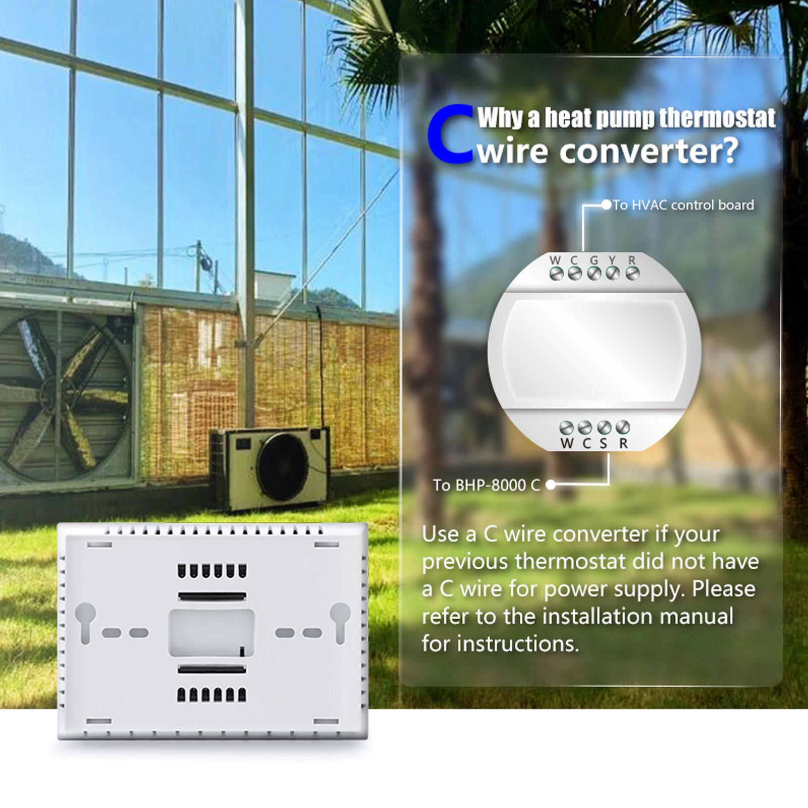 SMART THERMOSTAT HOME Touch Control Programmable Room Thermostat For ...