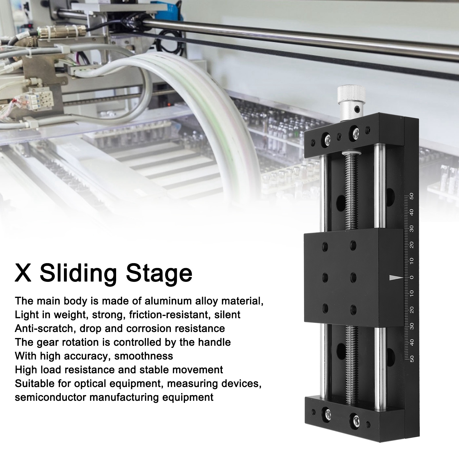 LINEAR RAIL X Sliding Stage FineTune Sliding Table Platform Aluminum ...