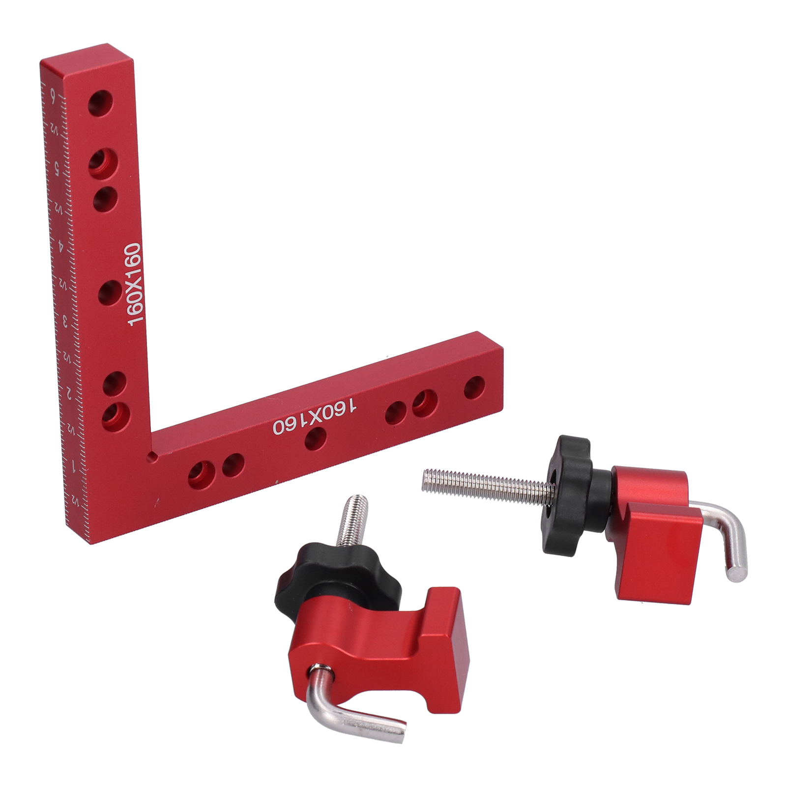 90° WOODWORKING SQUARE Right Angle Positioning Ruler Fixed Block CNC ...