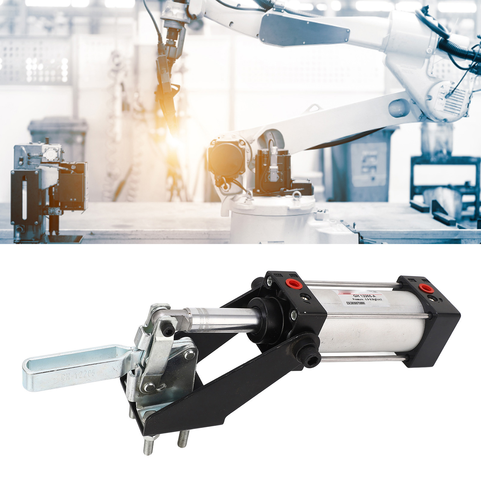 Pneumatic Toggle Clamp Sturdy Strong Load Bearing Wide Application ...