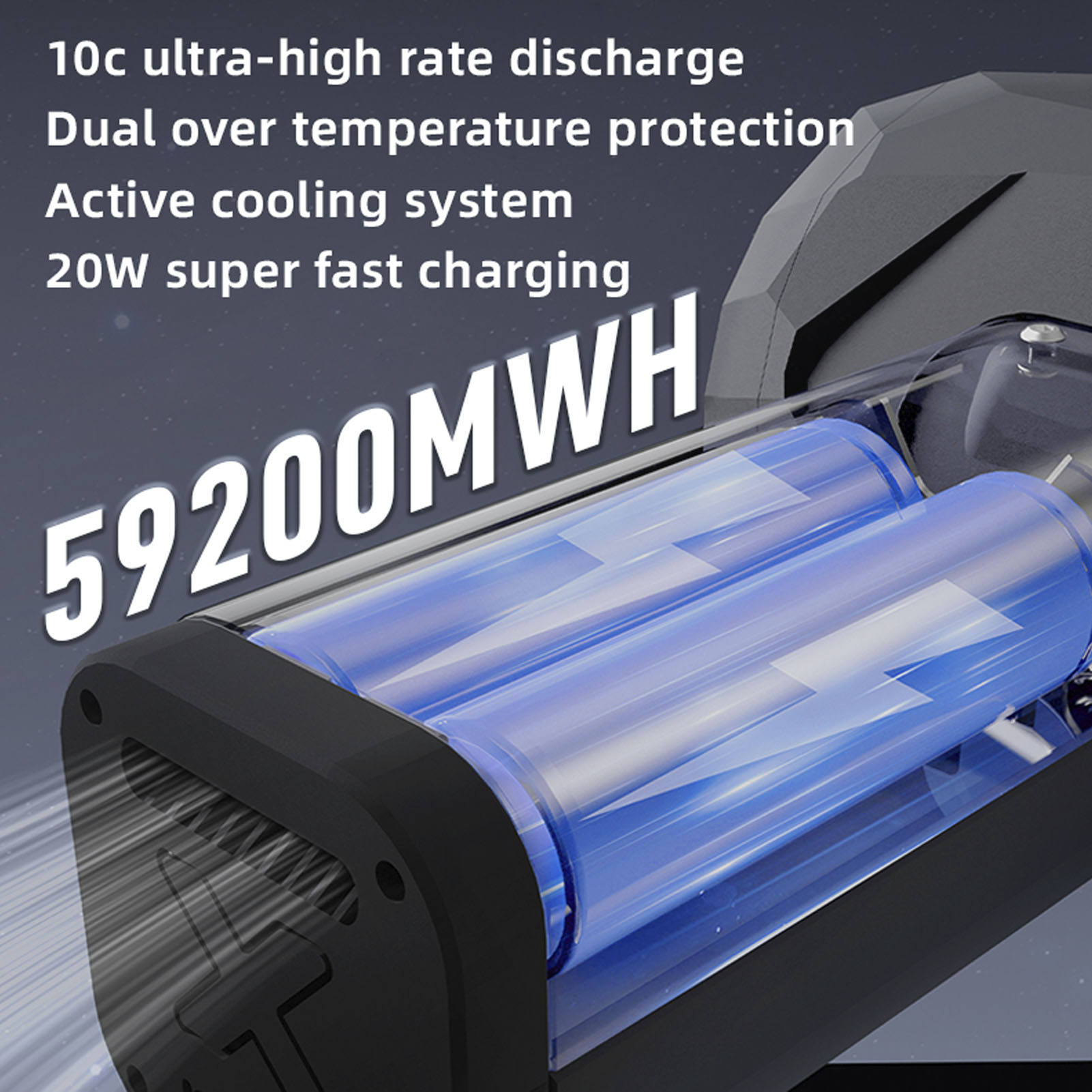 COMPRESSED AIR DUSTER 240km/h Speed Brushless Motor 64mm Ducted ...