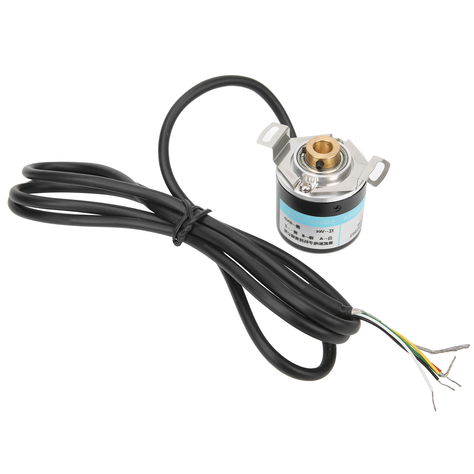 ABZ ENCODER INCREMENTAL 3Phase Half Hollow Shaft 6mm Motor Reducer ...