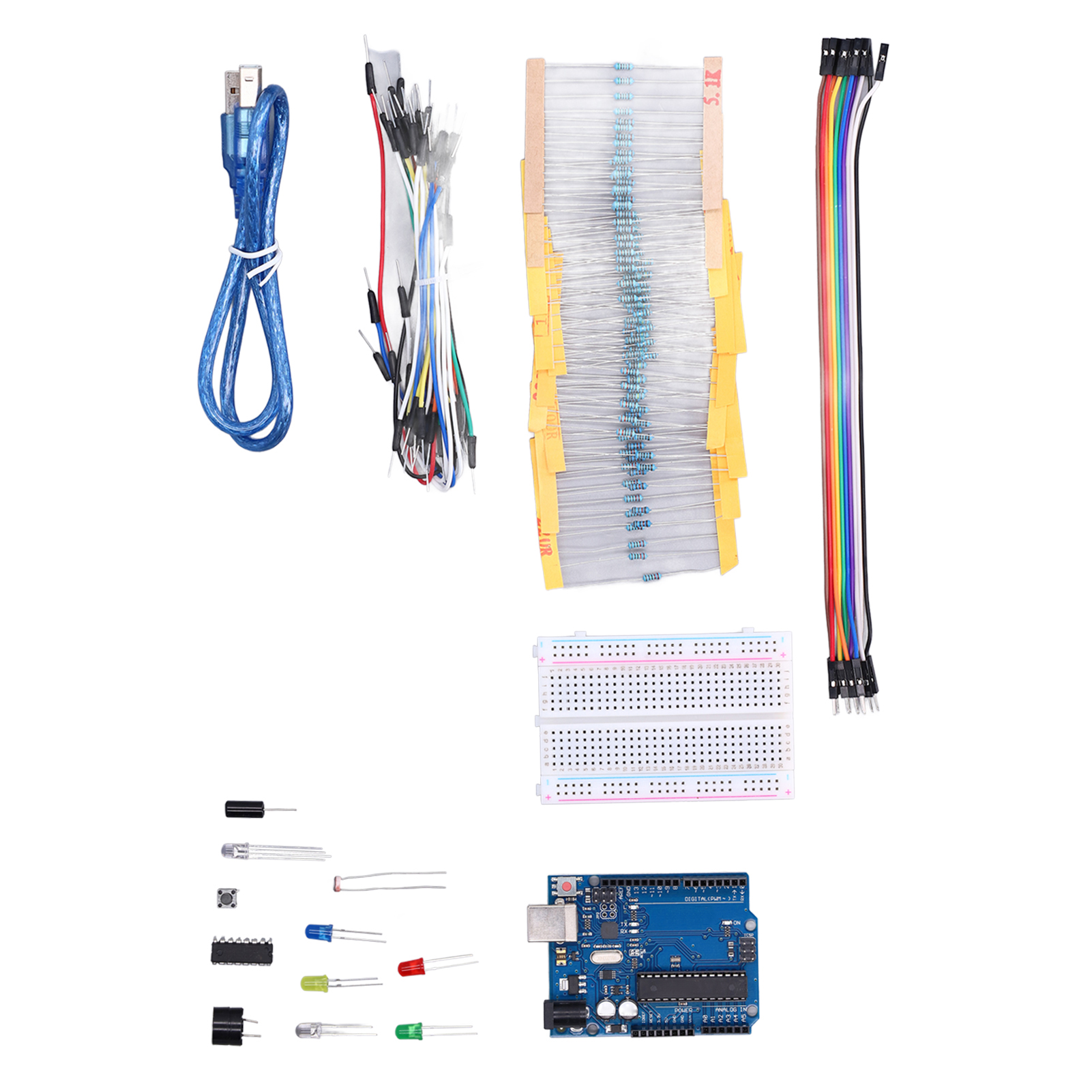BASIC STARTER KIT R3 Development Board Beginners Electronic Components ...
