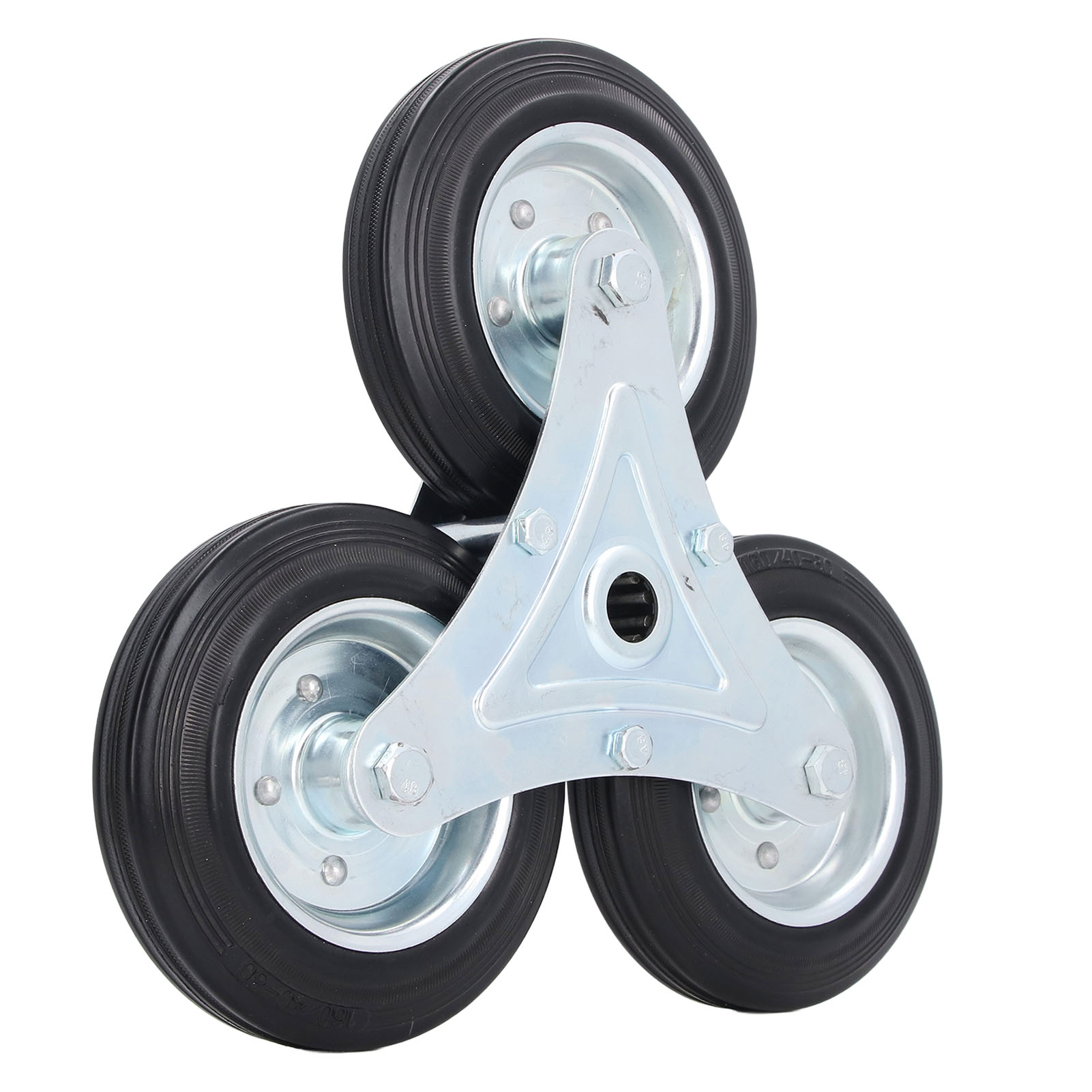 6 STAIR CLIMBING Wheel 300LBS Load Solid Rubber Triangular Caster $312. ...