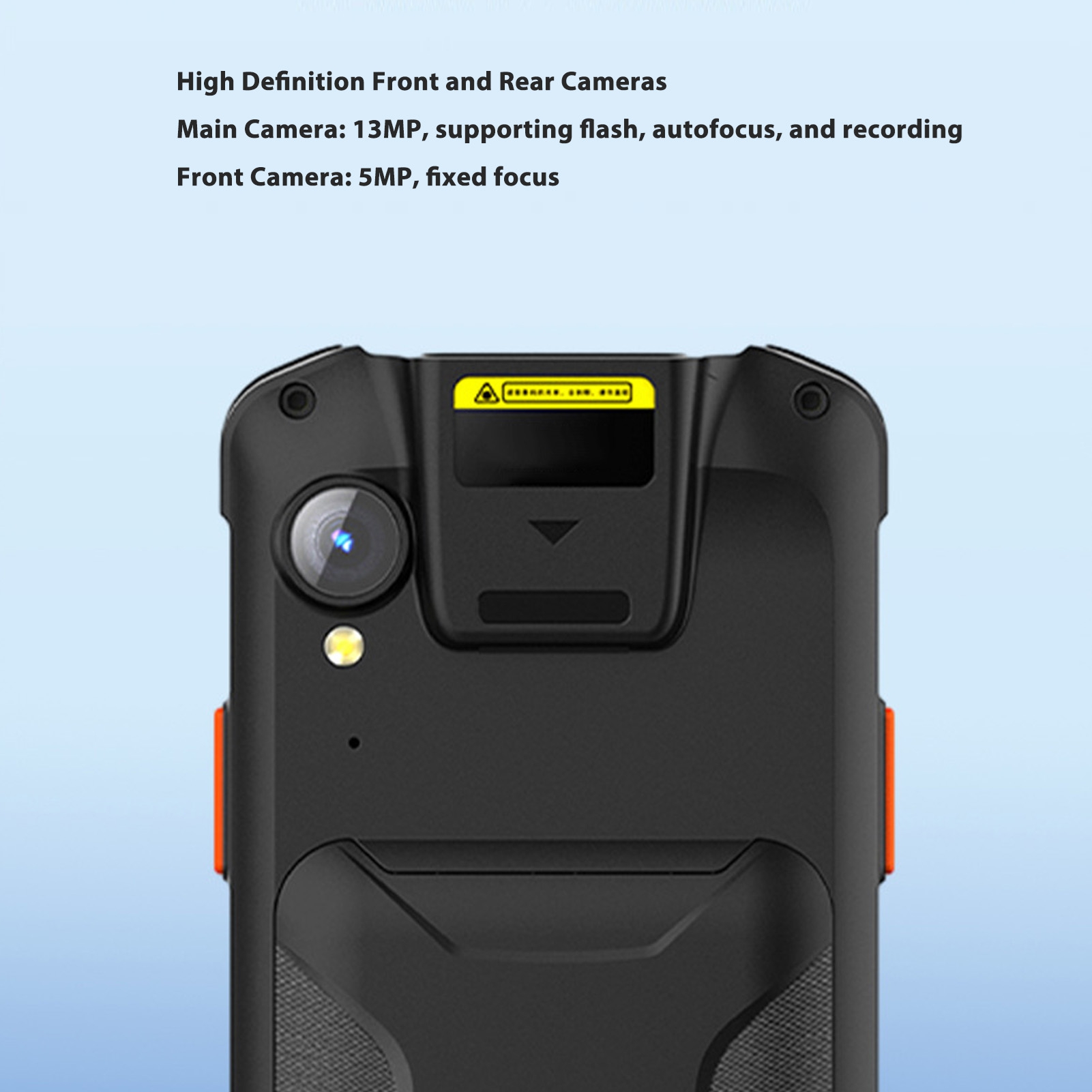 HANDHELD DATA TERMINAL 4G WiFi 1D 2D Barcode Scanner Mobile Handhe PL ...