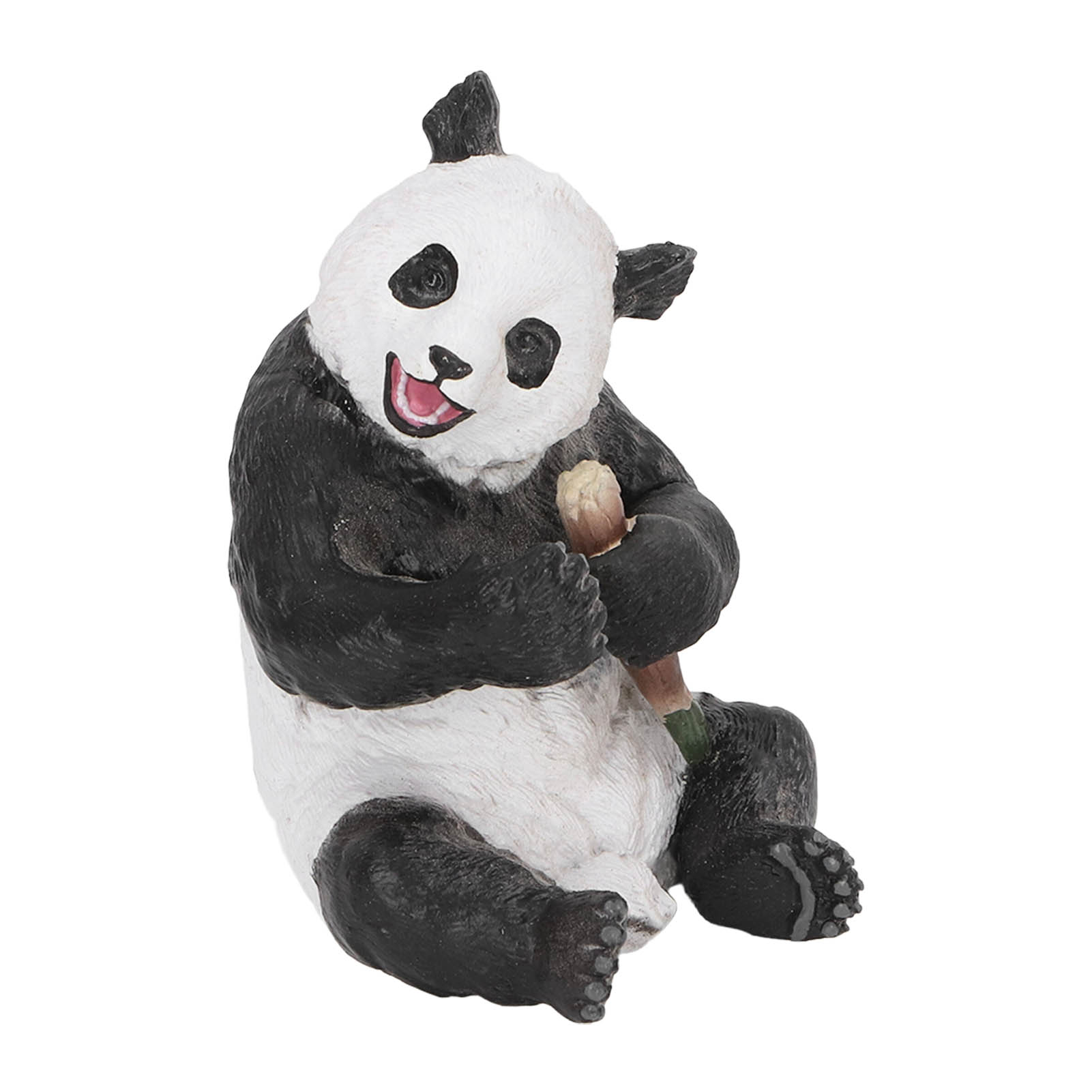 Simulated Panda Model Adorable Lifelike Panda Figurine Hand Painted ...