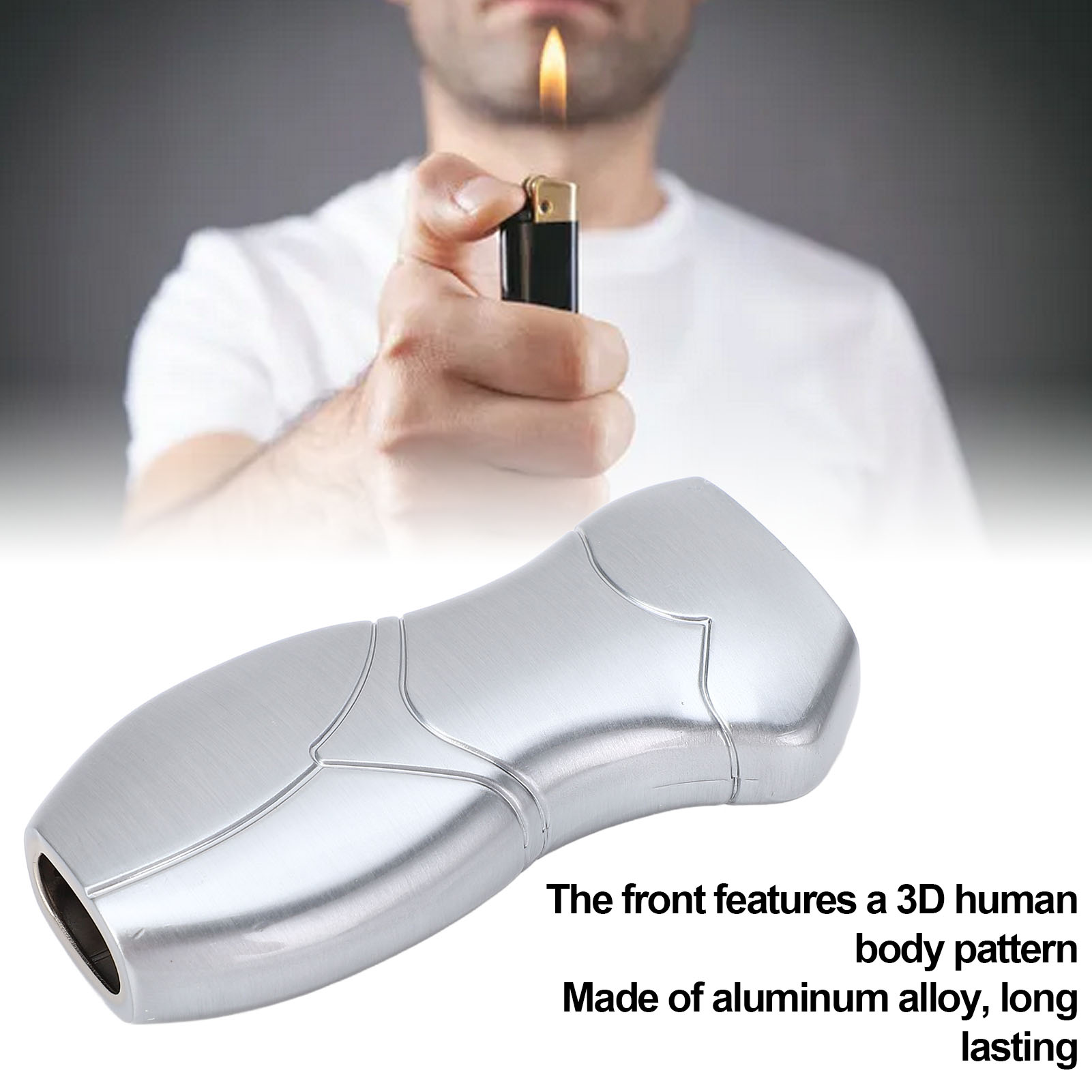 LIGHTER CASE 7CM Length Lighter Shell Aluminum Alloy For Gifting $15.65 ...