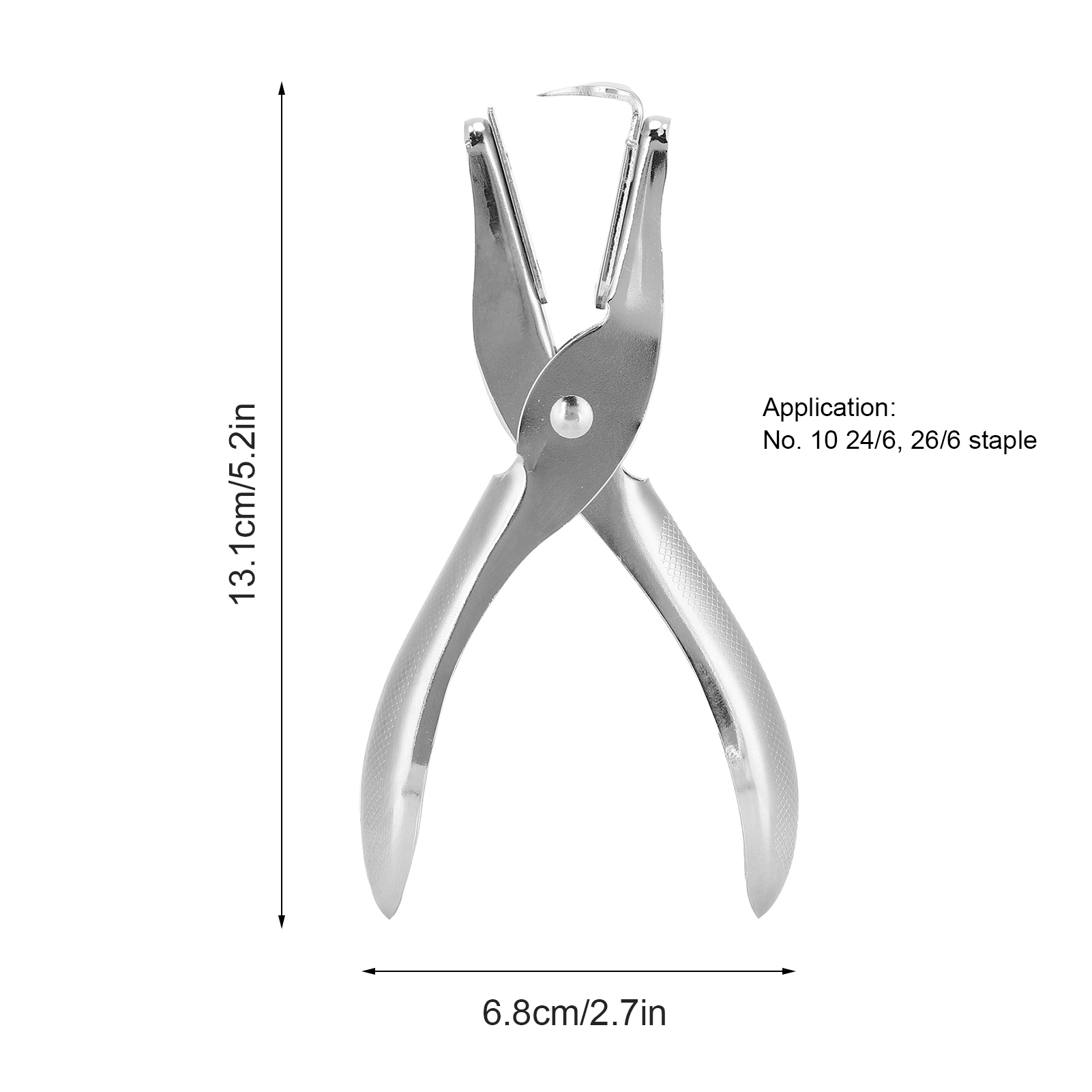 STAPLE NAIL REMOVER 20pcs Discontinuous Capacity Pliers Type Skid ...
