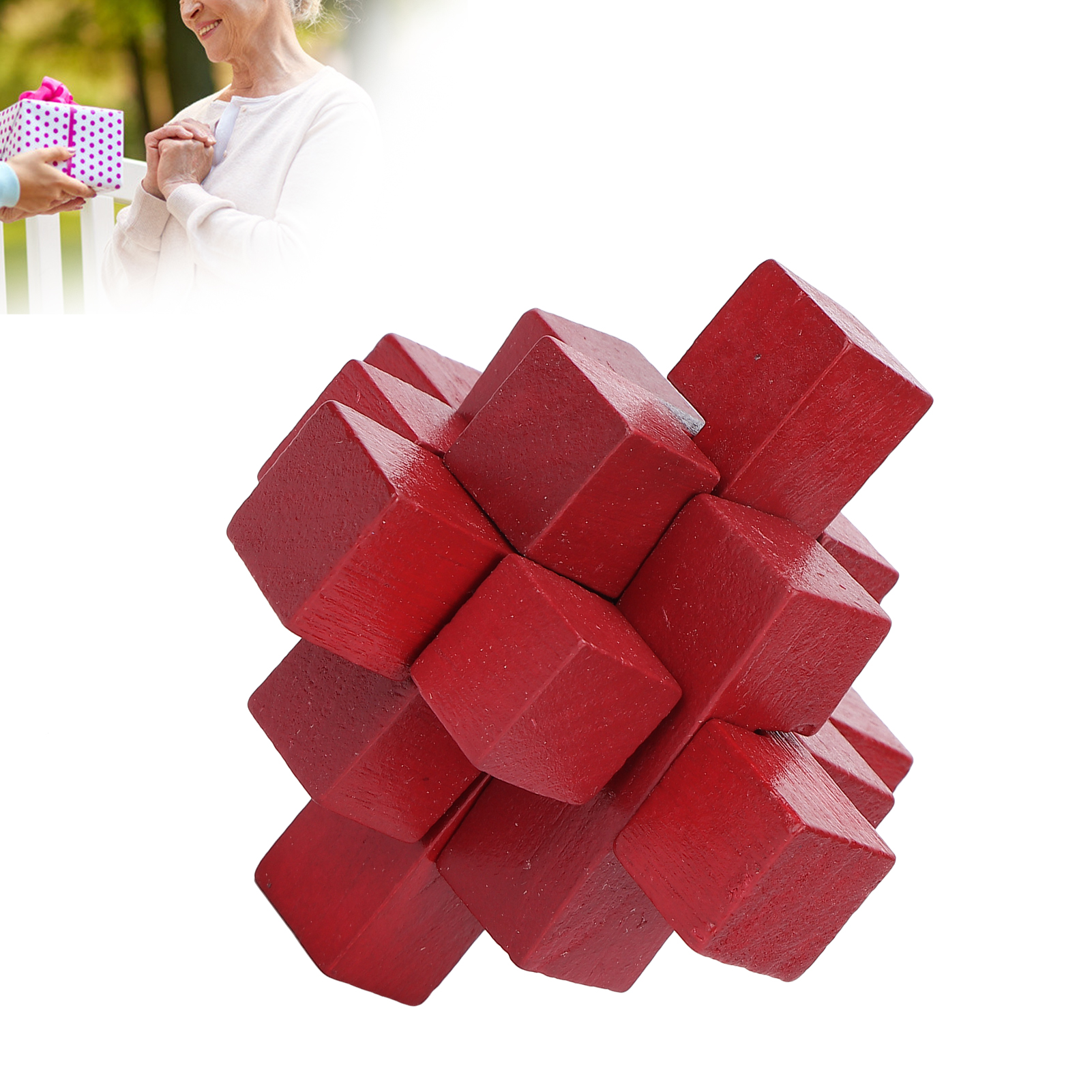 INTELLIGENT TRAINING WOODEN Puzzle Jigsaw Lock Brain Teaser Educational ...