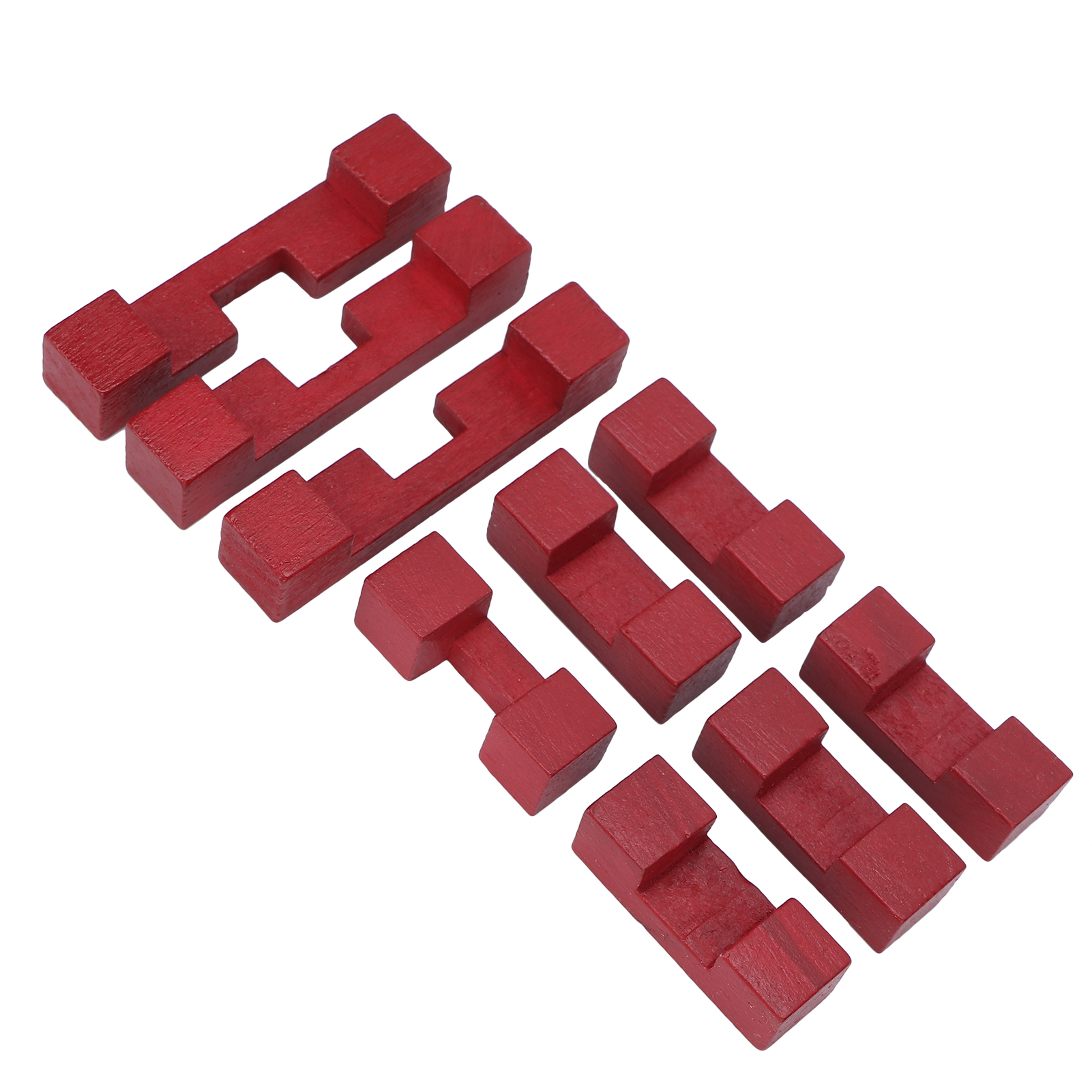 INTELLIGENT TRAINING WOODEN Puzzle Jigsaw Lock Brain Teaser Educational ...