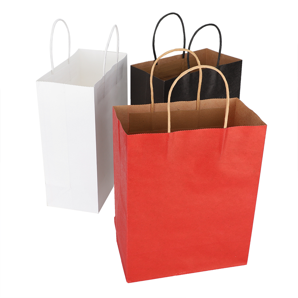 EcoFriendly Portable Kraft Paper Bag Shop Clothes Packaging Gift Bag HR6 | eBay