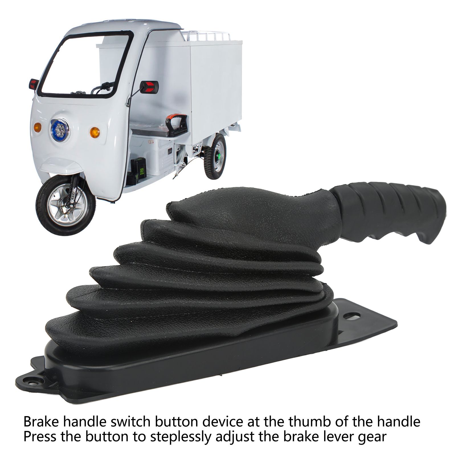 Handle Front Brake Lever Ergonomic Rubber Grip Handbrake For Third ...