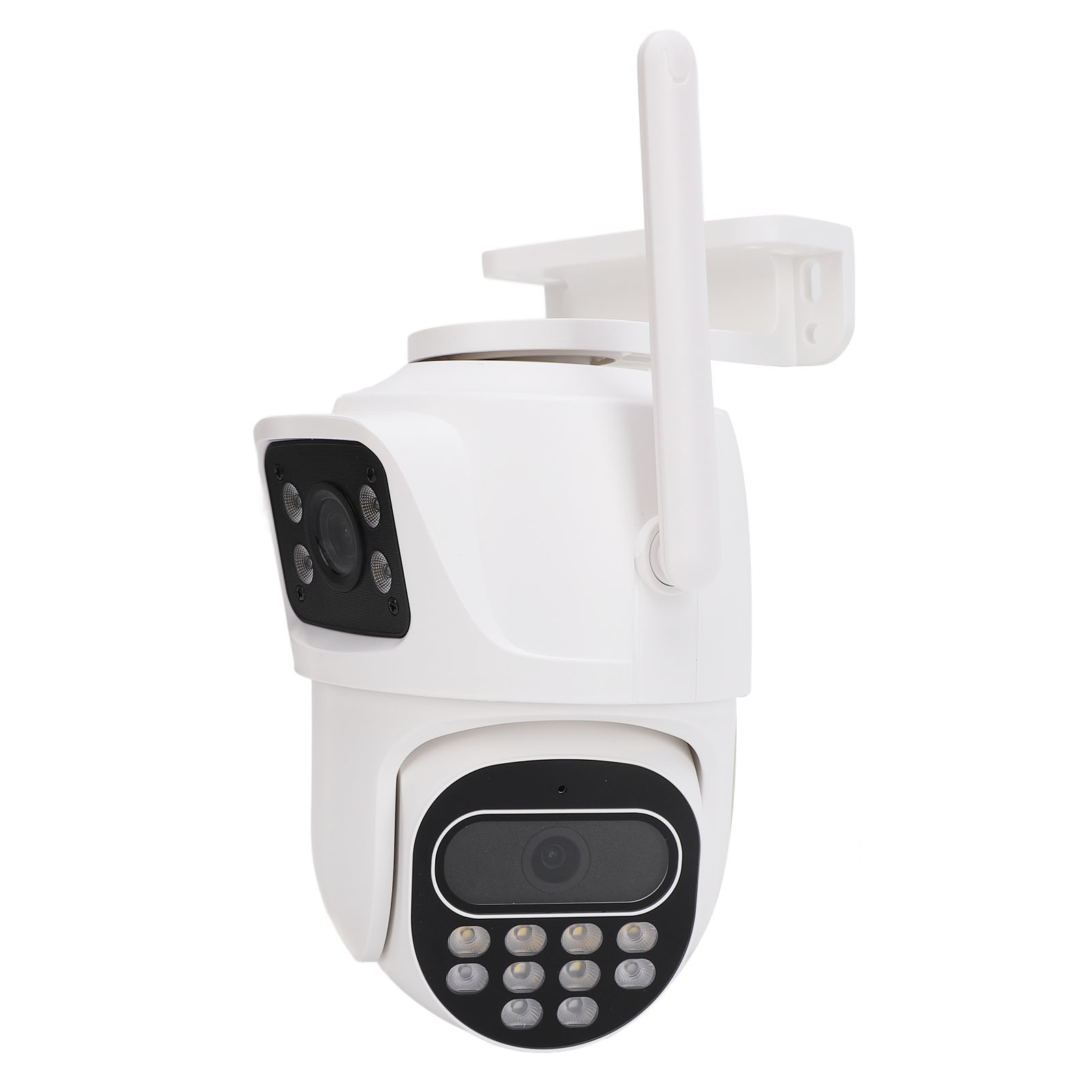 New Security Camera Outdoor Dual Lens Surveillance Camera 2.4G Wifi ...