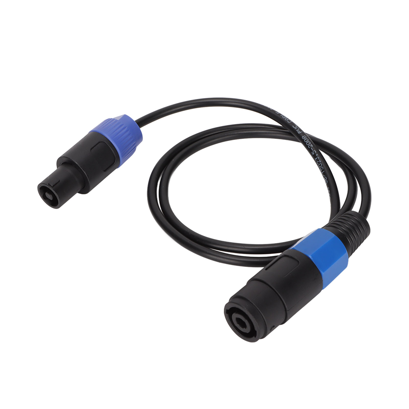 SPEAKER CABLE MALE To Female 4 Core Plug Ohm Head Speaker Cable Cord ...