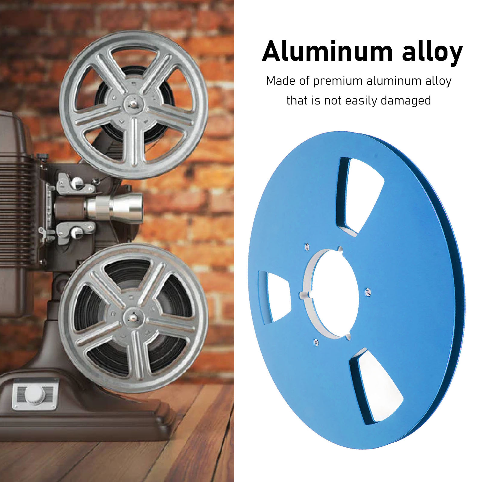 10 INCH 1/4 Inch Tape Reel 3 Wind Resistance Holes Open Reel Excellent ...