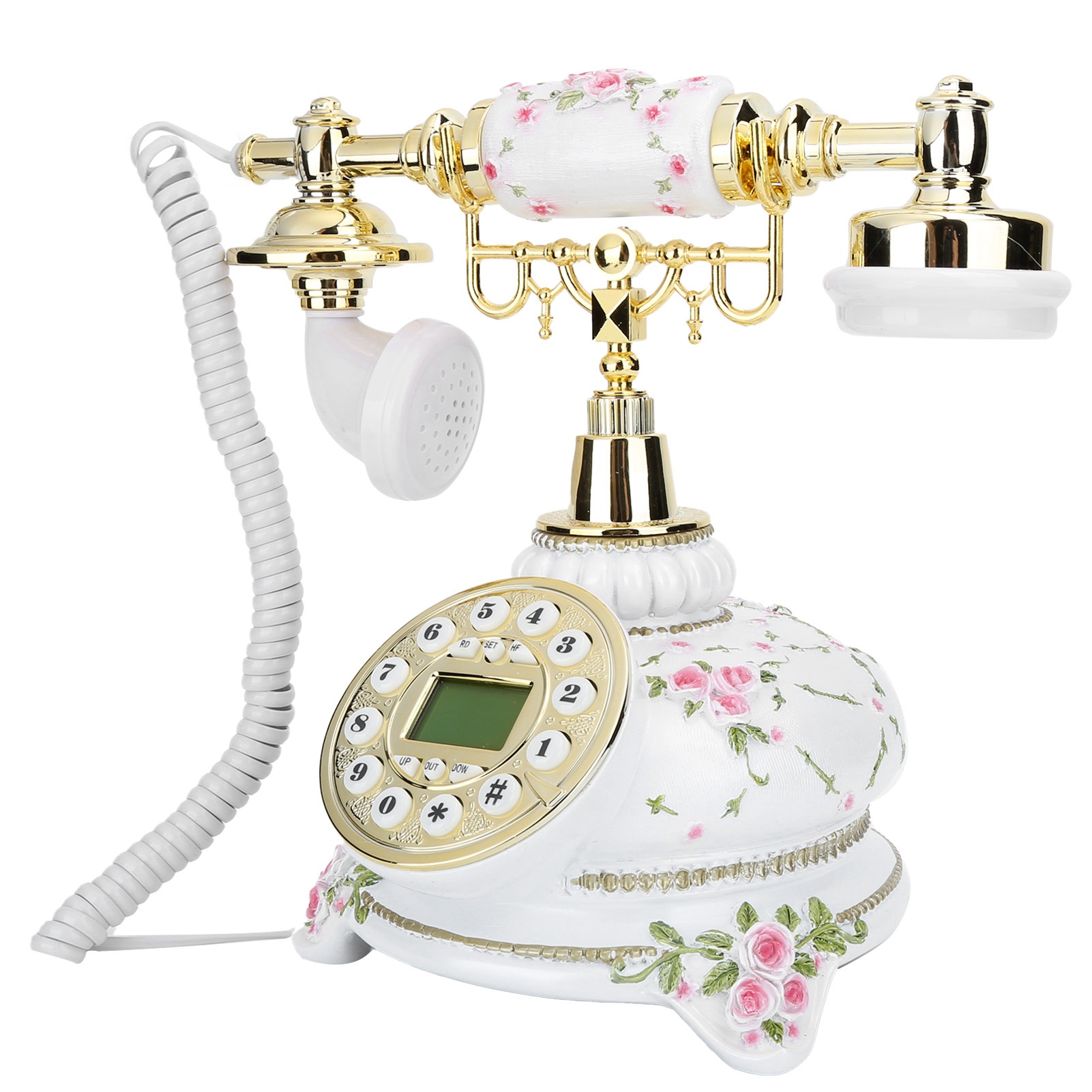 HOME OFFICE RETRO Dial Telephone Vintage Antique Telephone Landline ...