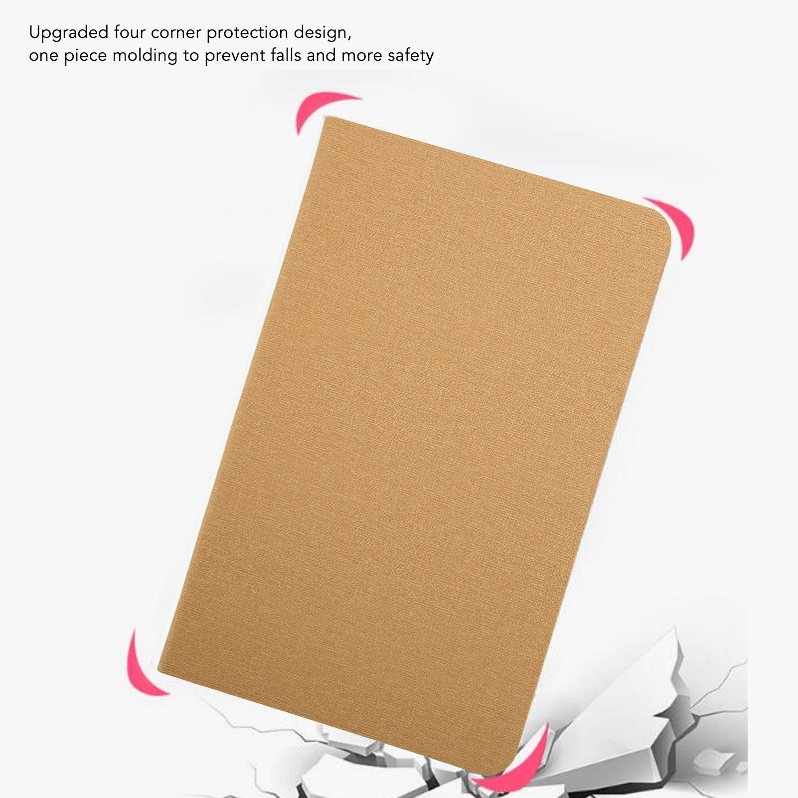 (3) Portable Tablet Protective Case Drop Protection Imitation PU ...