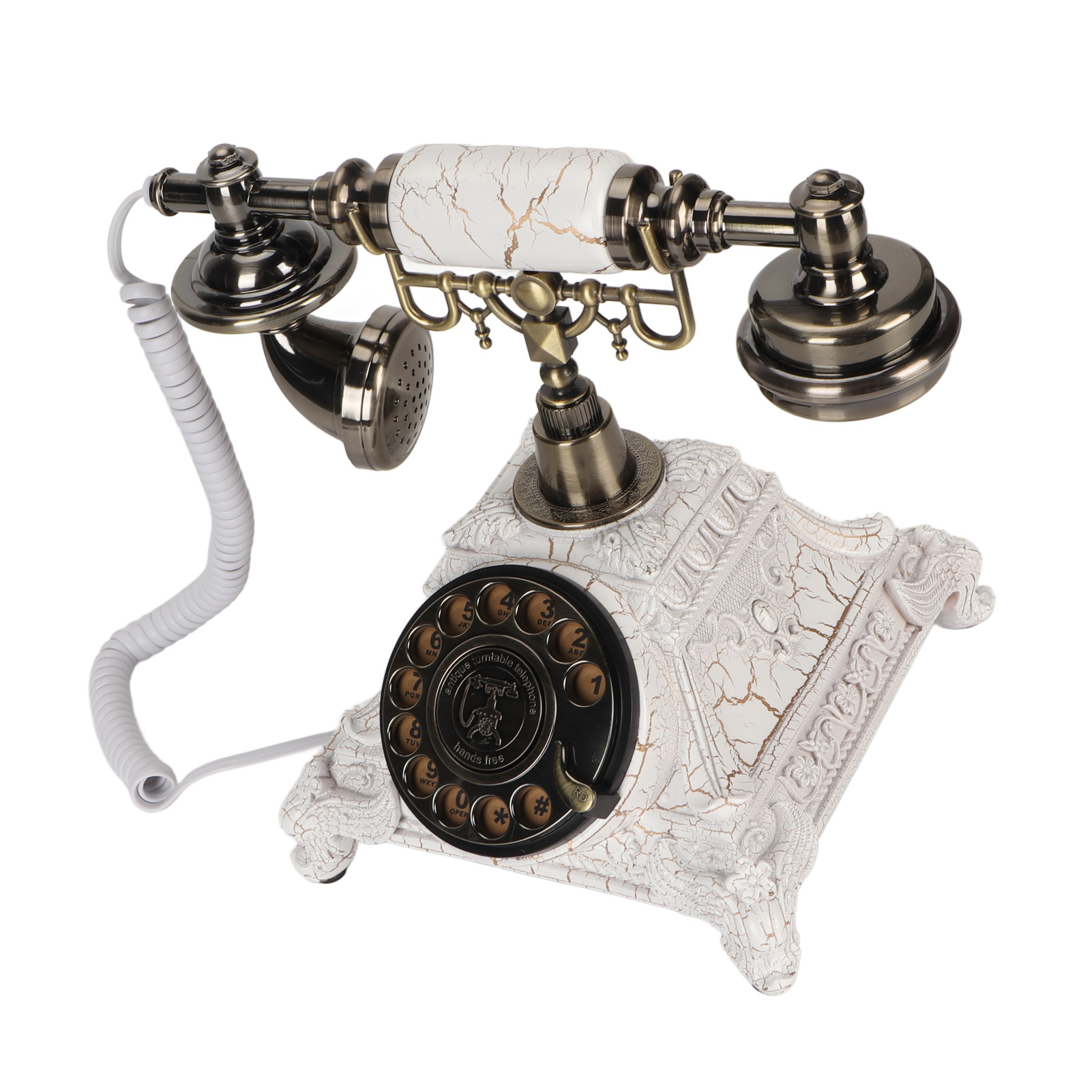 RETRO LANDLINE TELEPHONE Multifunctional Recording Old Fashioned Dial ...