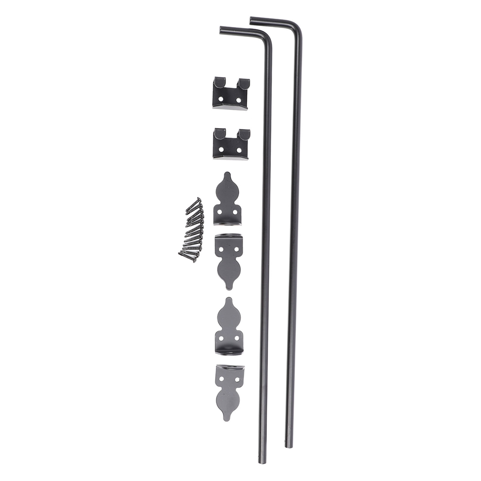 Heavy Duty Gate Drop Rod 24in 2pcs Gates Doors Stopper For Outdoor ...