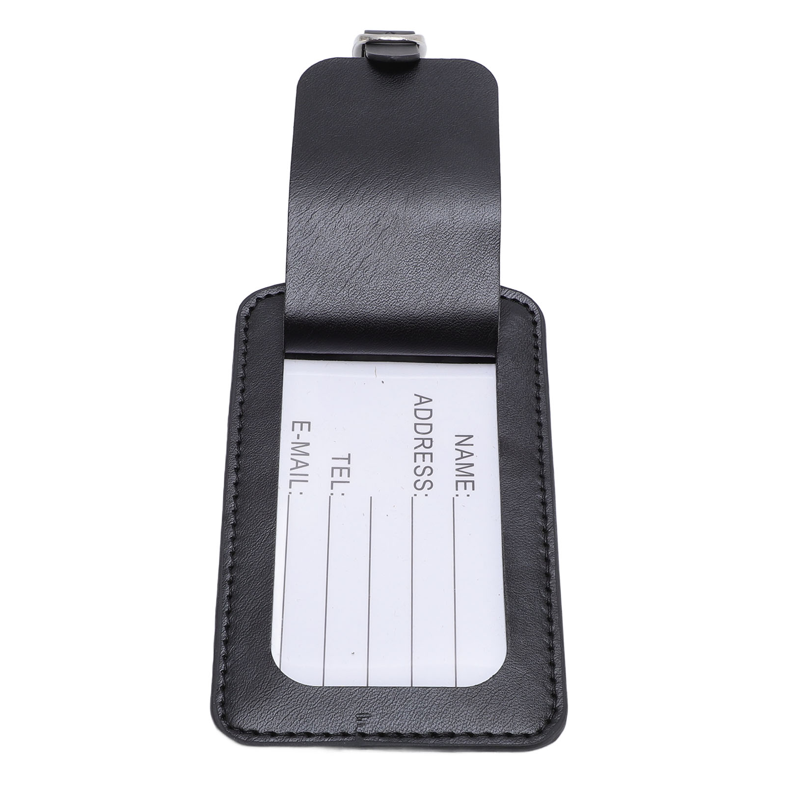 LUGGAGE BAGGAGE TAG PU Leather Secure Locking Mechanism Luggage ID ...