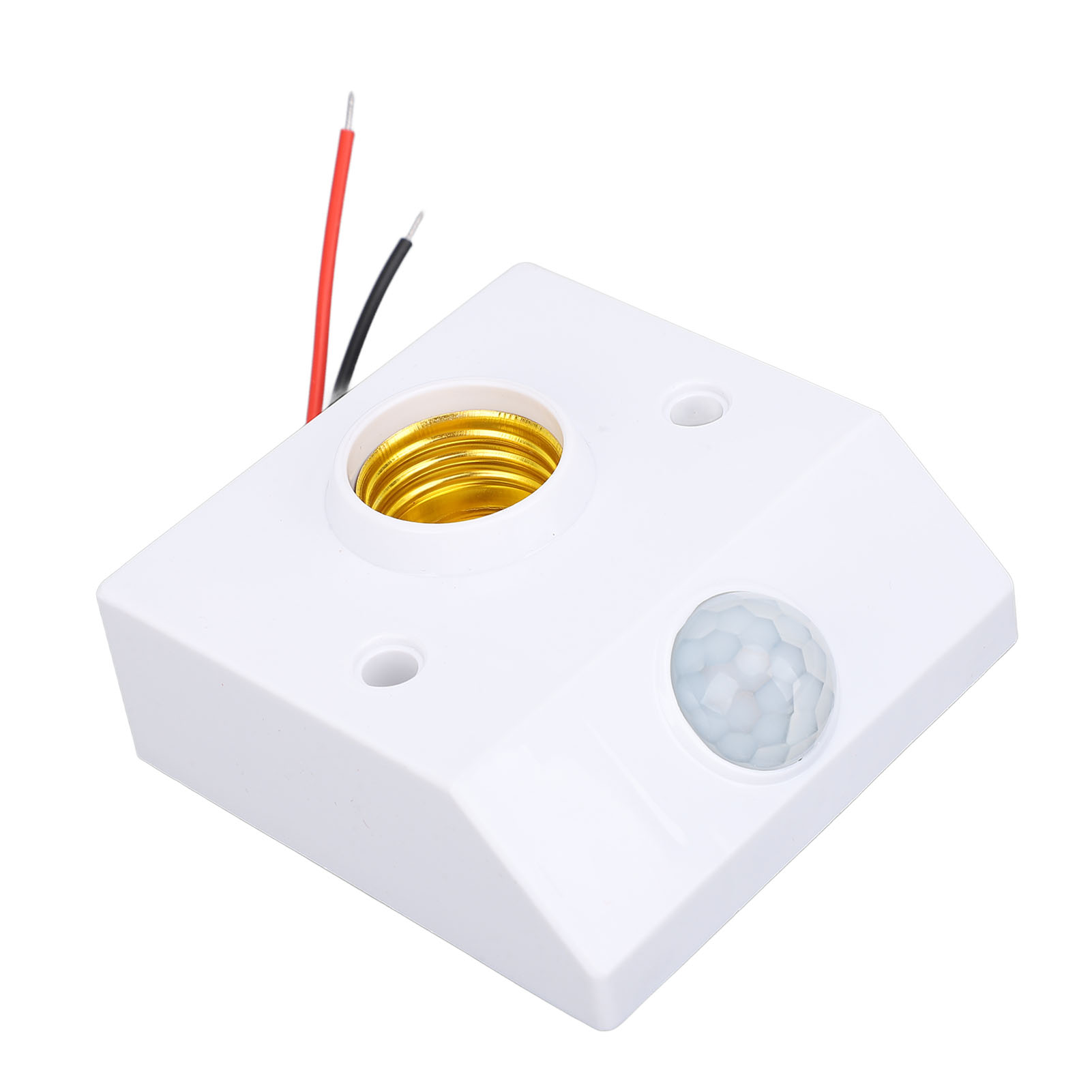 ADJUSTABLE IR MOTION Sensor Light Socket Energy Saving For Corridor ...
