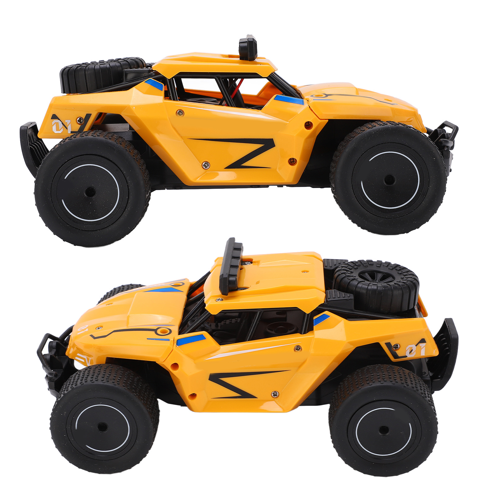 (YELLOW)RC CAR K20-2 4WD 2.4G Remote Control Off Road Truck 1/20 Scale ...