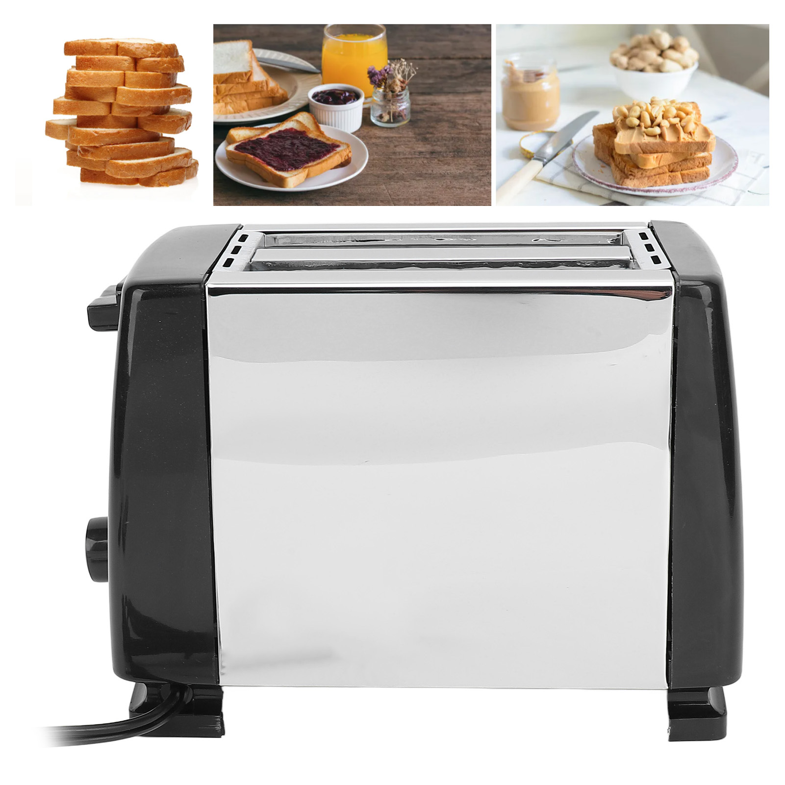 Wide Slot Compact Bread Toaster for Kitchen | eBay