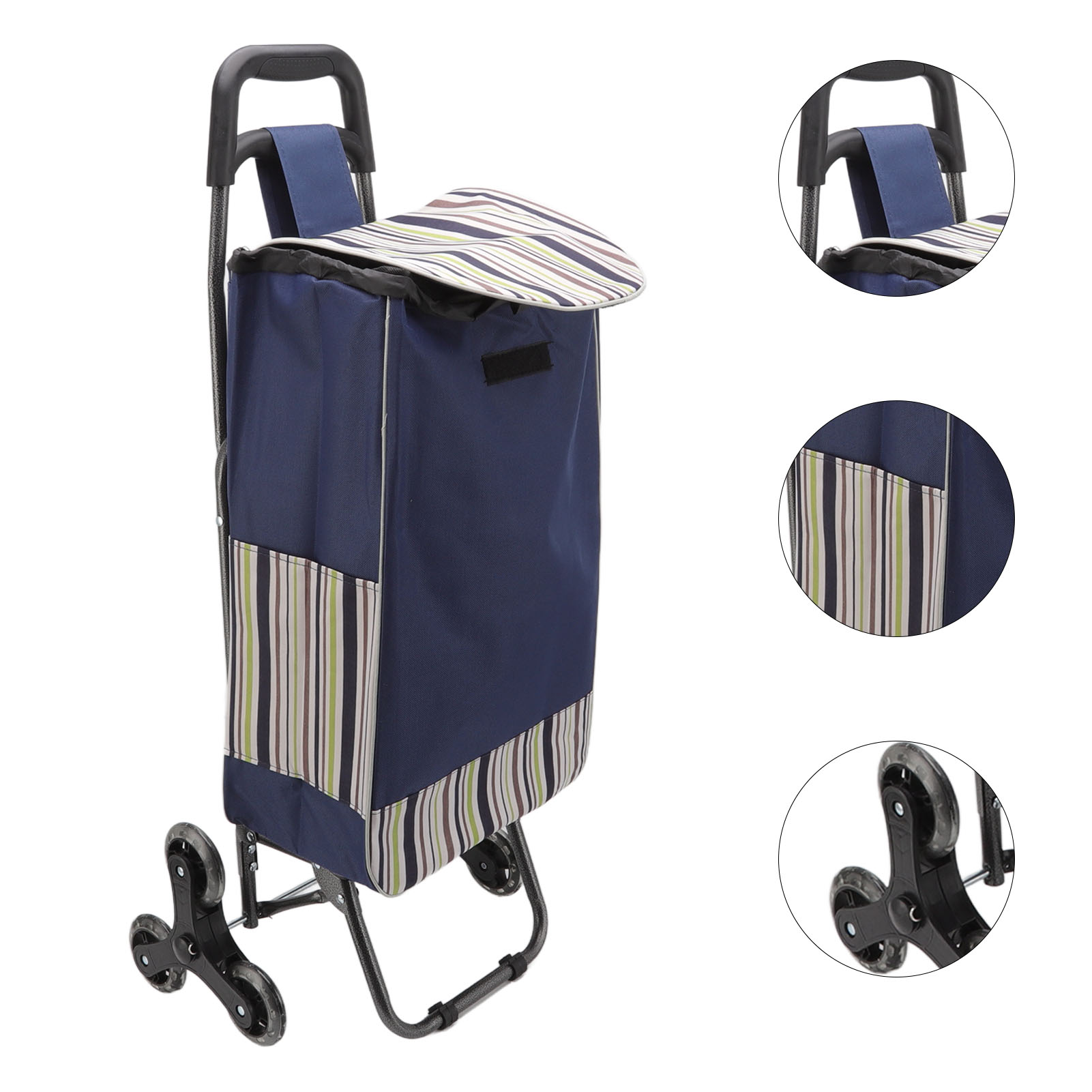 OMABETA Caddie pliable Chariot de courses pliable pour personnes âgées ...