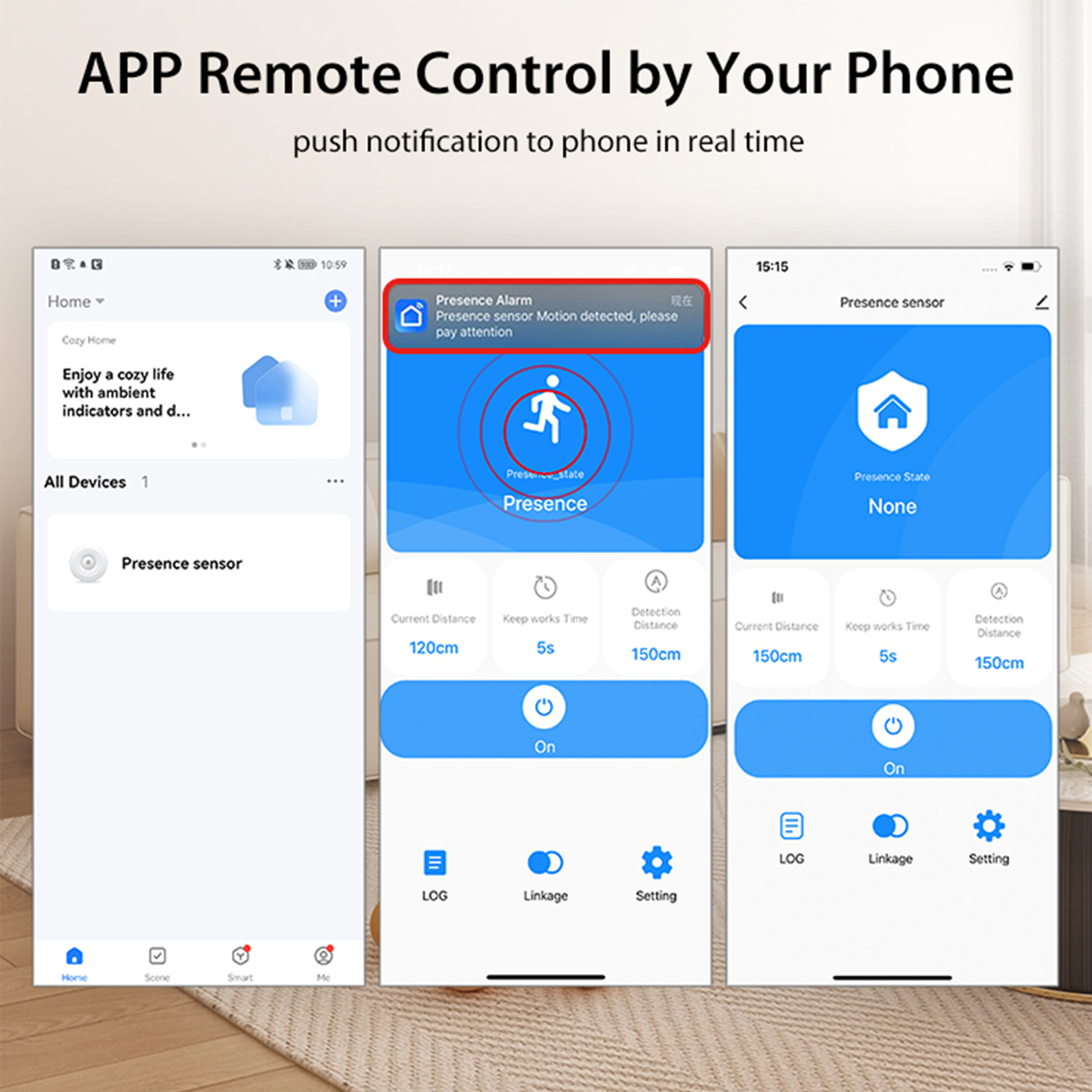 Human Presence Sensor Detect Human Presence None Status Body Motion ...
