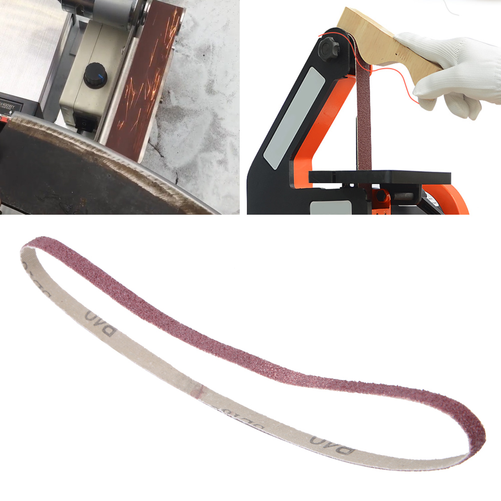 10x Sanding Belt Aluminium Oxide Sandpaper Sander Abrasive Band Strap ...
