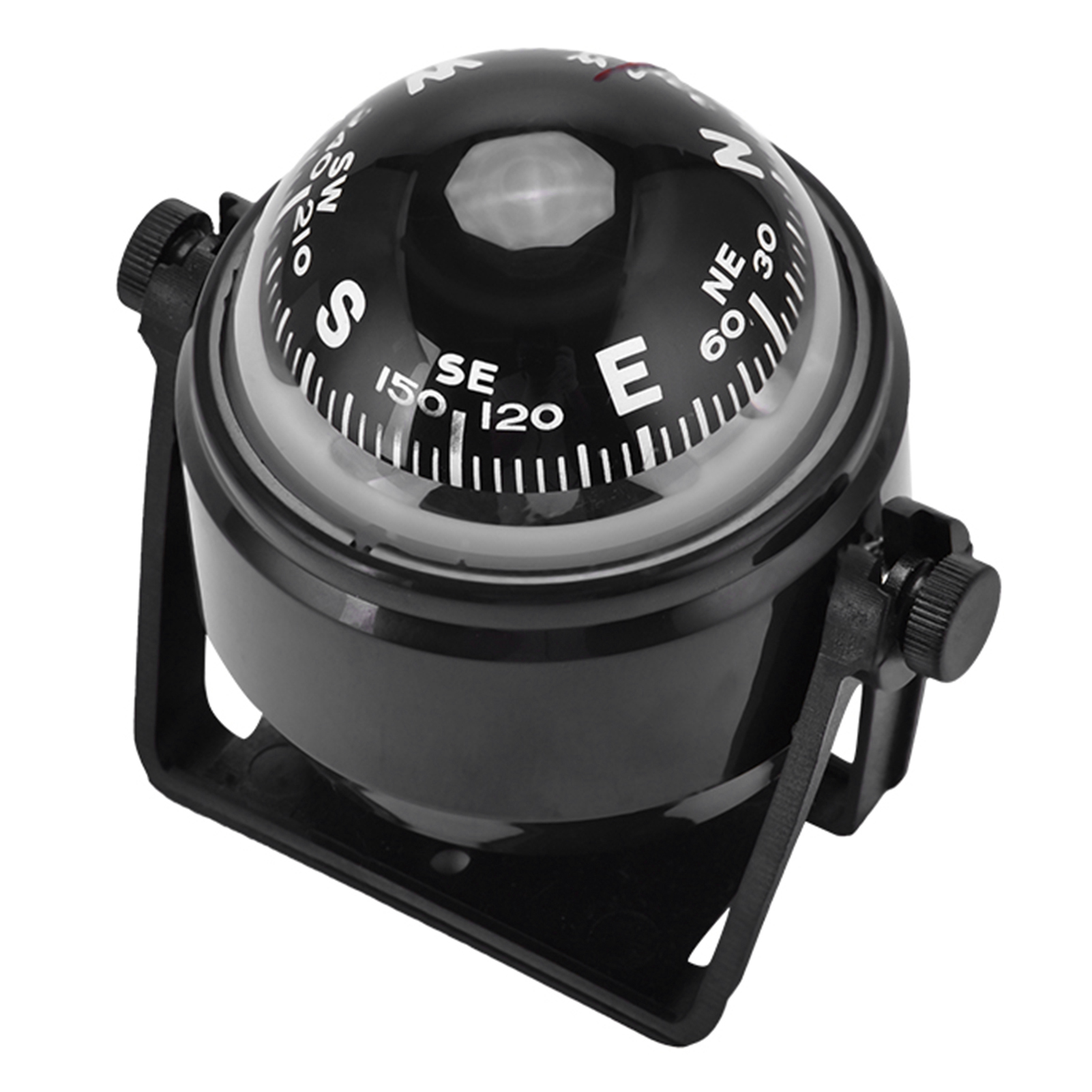 Black Electronic Adjustable Marine Ball Night Vision Compass for Boat ...